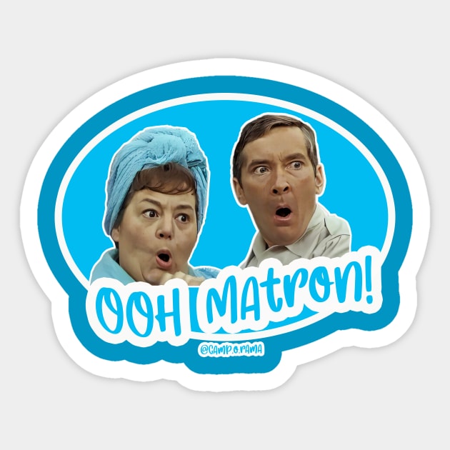 Ooh matron! - Kenneth Williams - Sticker | TeePublic